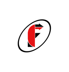 Fa letter logo Royalty Free Vector Image - VectorStock