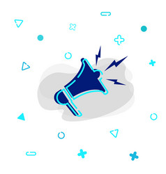 Megaphone or loudspeaker icon in black color Vector Image
