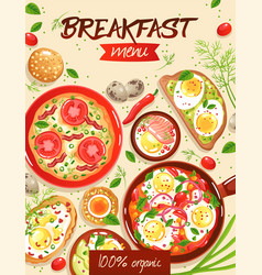 Menu design for cafe and restaurant Royalty Free Vector