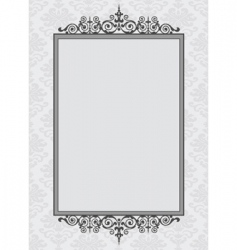 Middle border and pattern Royalty Free Vector Image
