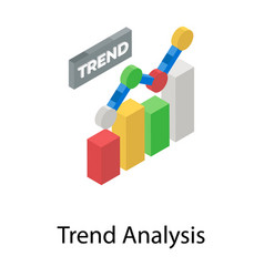 Trend analysis Royalty Free Vector Image - VectorStock
