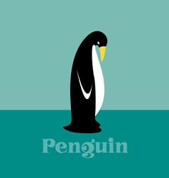 Penguin salute Royalty Free Vector Image - VectorStock