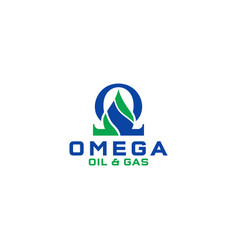 Re oil and gas logo design Royalty Free Vector Image