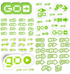 Go Royalty Free Vector Image - VectorStock