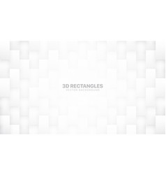 Abstract White Rectangle Shapes Background Vector Image