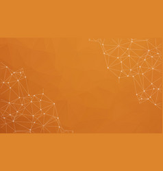 Abstract polygonal brown background triangular Vector Image