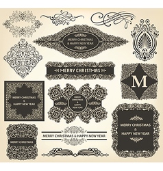 Elegant Victorian Letterhead flourishes Royalty Free Vector