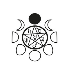 Moon Phases Winter Vector Images (over 150)