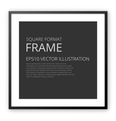 Simple square frame with pushpins Royalty Free Vector Image