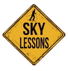 Life lessons vintage rusty metal sign Royalty Free Vector