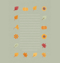 Aesthetic Paper Notes Background Wallpaper Vector Image