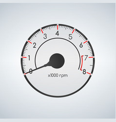 Car speedometer dial Royalty Free Vector Image