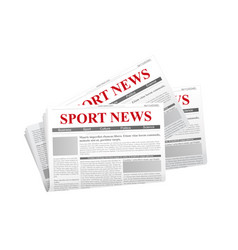 Newspaper Royalty Free Vector Image - VectorStock