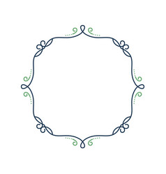 Line frame simple border decoration Royalty Free Vector