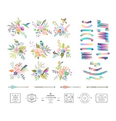 Decorative design elements Royalty Free Vector Image