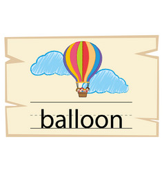 Balloon Flashcards Vector Images (69)