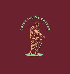 Caesar emblem Royalty Free Vector Image - VectorStock