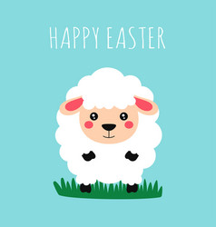 Cute easter character set Royalty Free Vector Image