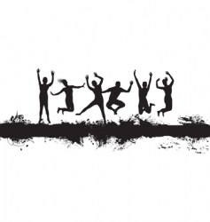 Jumping Royalty Free Vector Image - VectorStock