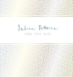 Indian template Royalty Free Vector Image - VectorStock