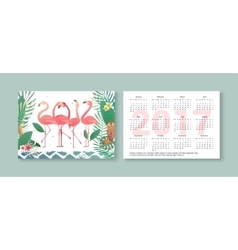 A pink flamingo Royalty Free Vector Image - VectorStock