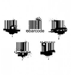 Dripping barcode Royalty Free Vector Image - VectorStock
