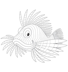 Fish diver Royalty Free Vector Image - VectorStock