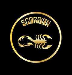 Scorpion logo Royalty Free Vector Image - VectorStock