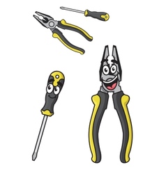 Set diy cartoon tools Royalty Free Vector Image