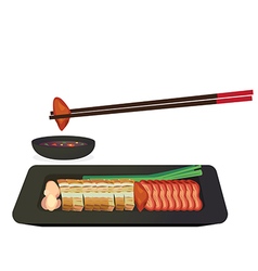 Crispy pork Royalty Free Vector Image - VectorStock