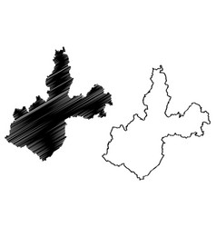 Irkutsk oblast map Royalty Free Vector Image - VectorStock