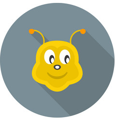Bee face Royalty Free Vector Image - VectorStock