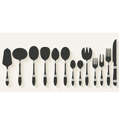 Cookware kitchen set Royalty Free Vector Image