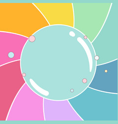 Happy birthday rainbow Royalty Free Vector Image