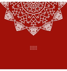 Beautiful round ornamental element for design in Vector Image