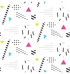Memphis retro 80s seamless pattern Royalty Free Vector Image