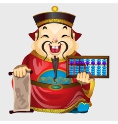 Traditional japan man character set Royalty Free Vector