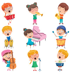 Kids music Royalty Free Vector Image - VectorStock