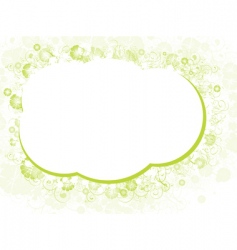 Spring frame Royalty Free Vector Image - VectorStock