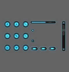 Carbon gui Royalty Free Vector Image - VectorStock