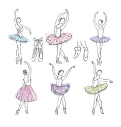 Ballerina Drawing Vector Images Over 2 900
