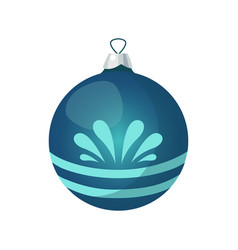 Christmas tree decorations bright Royalty Free Vector Image