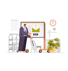 Envelope email inbox letter message send mail Vector Image