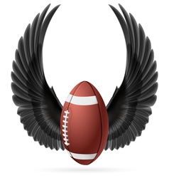 Flying ball Royalty Free Vector Image - VectorStock