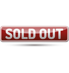 Colorful sold out comic concept Royalty Free Vector Image