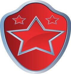 RED STAR AMBLEM 1 resize Royalty Free Vector Image