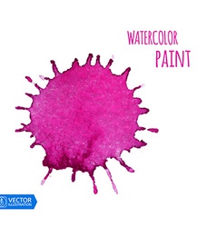 Watercolor paint splat Royalty Free Vector Image