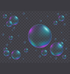 Shiny bubbles Royalty Free Vector Image - VectorStock