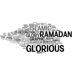 Glory word cloud concept Royalty Free Vector Image