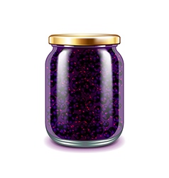 Jam jars icons set Royalty Free Vector Image - VectorStock